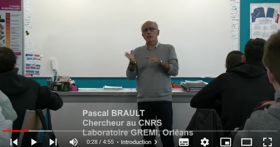 Intervention d’un chercheur en physique auprès de collégiens | Année de ...